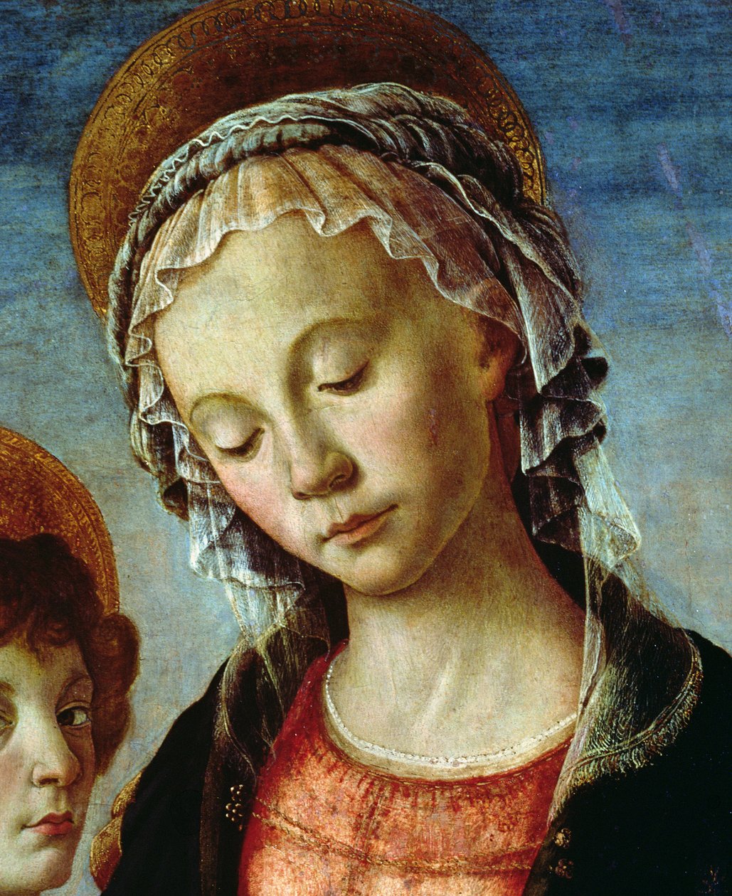 Madonna and Child (detail) by Sandro Botticelli