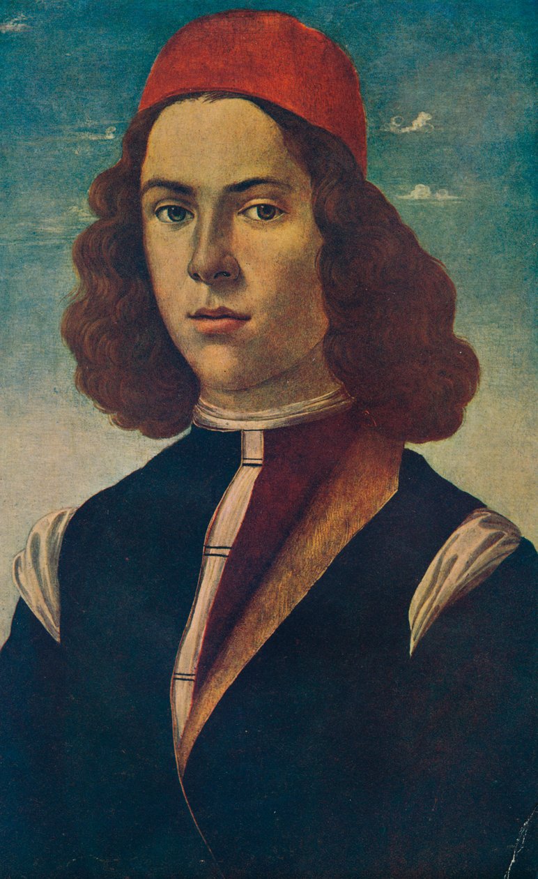 Portrait of a Young Florentine Nobleman by Sandro Botticelli