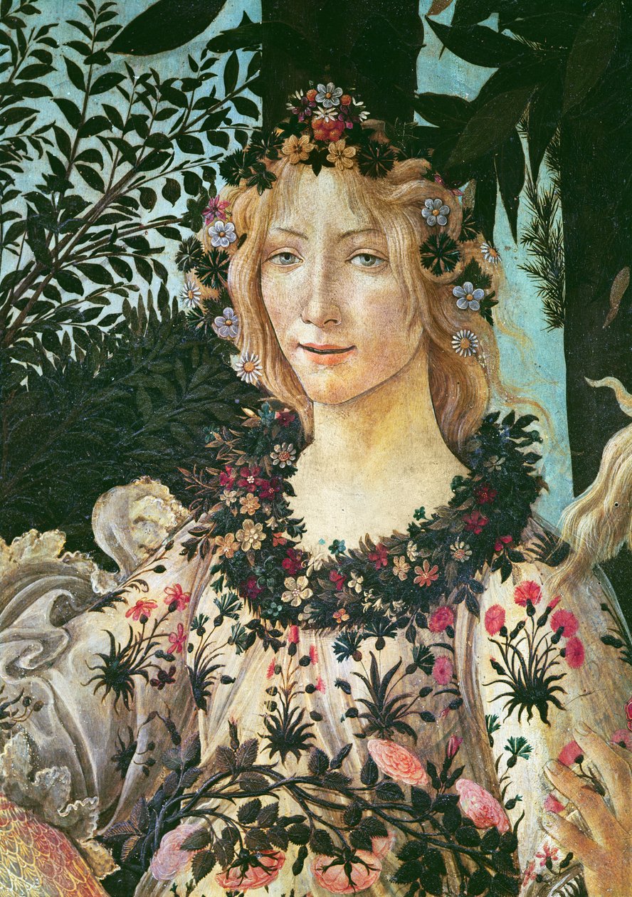 Primavera (detail of Flora as the Hour of Spring)