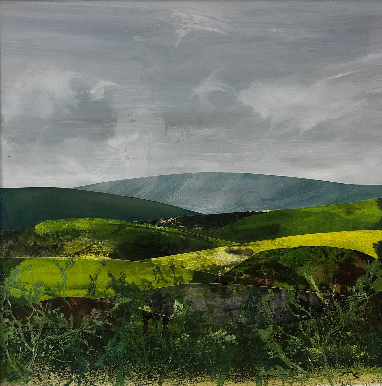 Somerset landscape, 2023 by Sarah Thompson-Engels