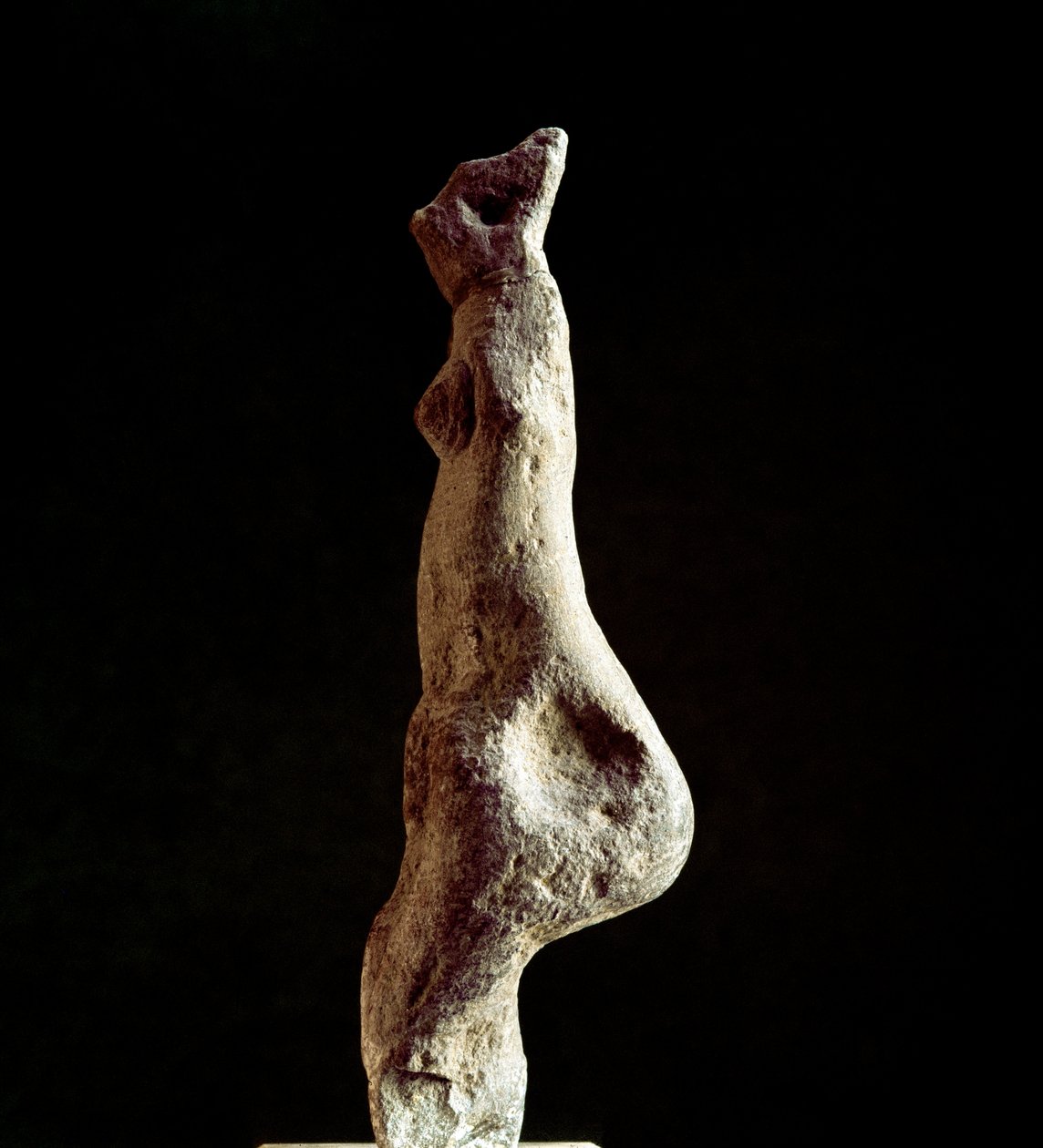 Limestone statuette of Venus steatopigic (lower back form) (Venus de ...