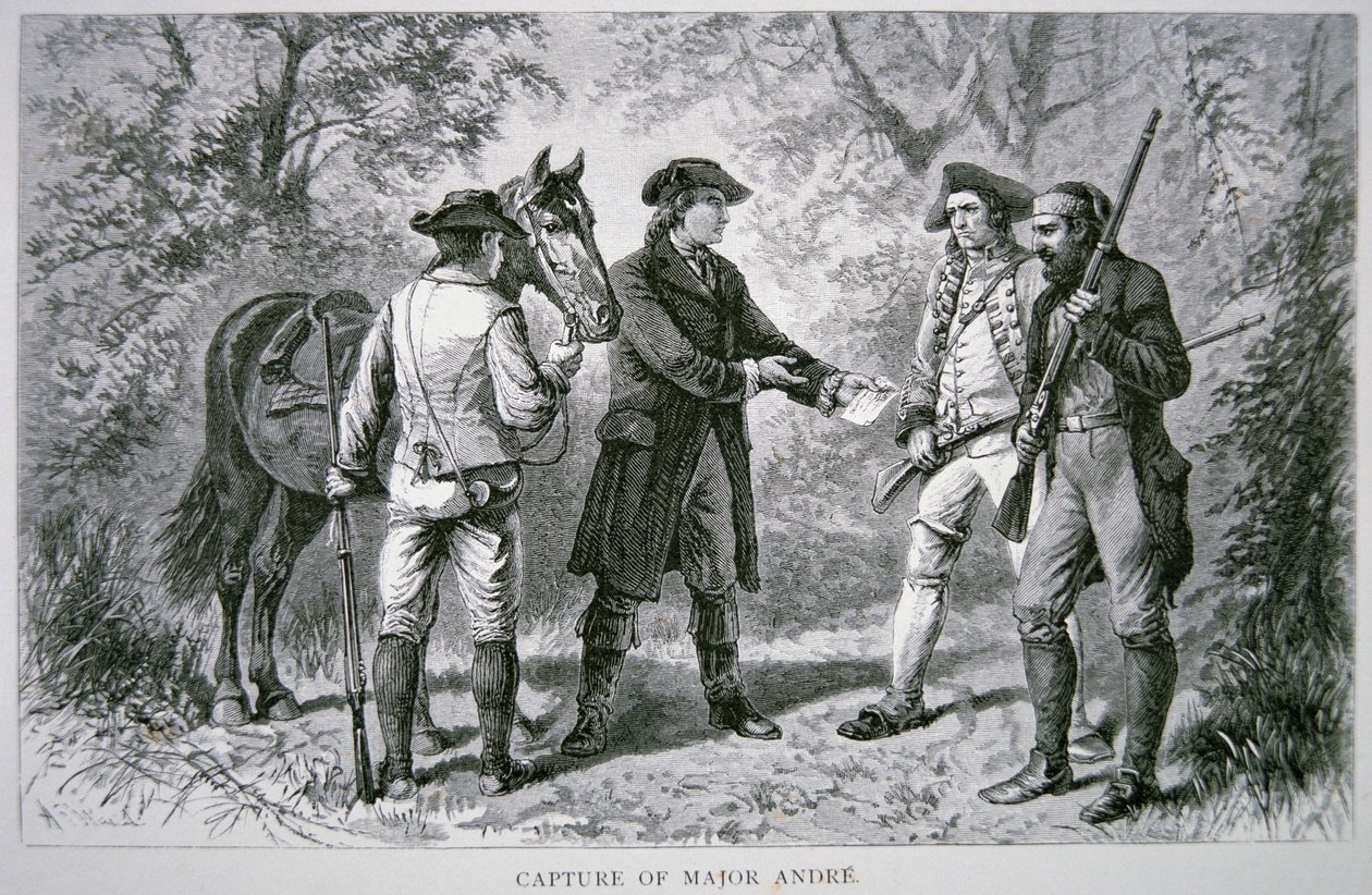 The capture of Major John Andre by School American