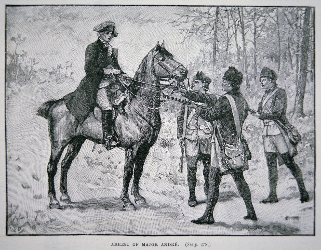 The Capture of Major John Andre by School American