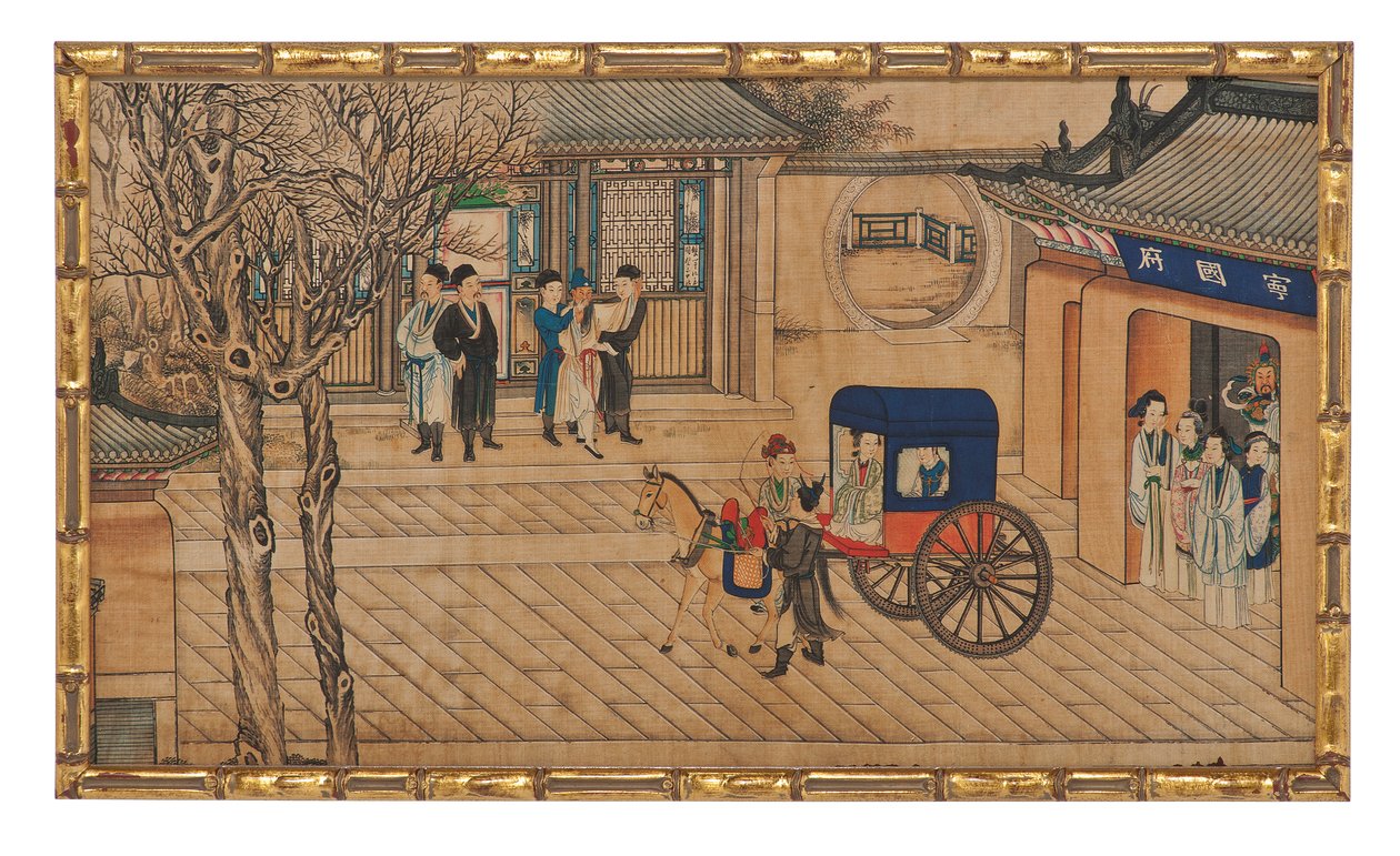 One of Twenty-Four Scenes from Dream of the Red Chamber