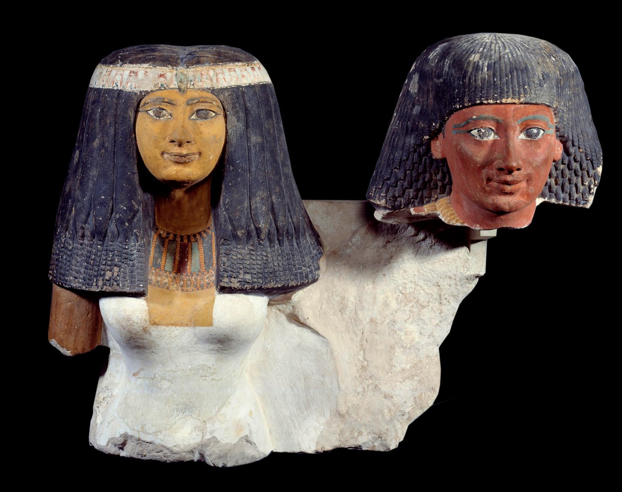 Senynefer and His Wife Hatshepsut by School Egyptian