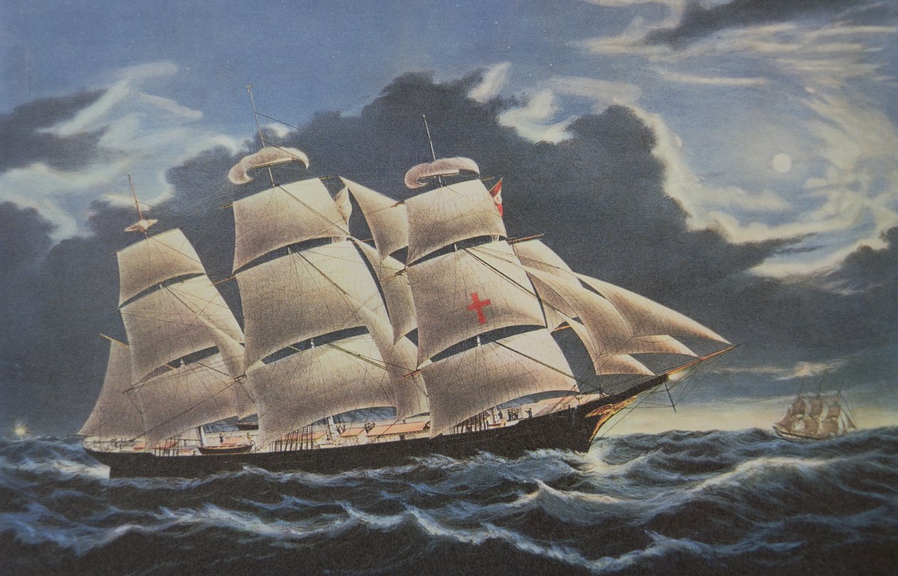 The Centurion in Which Admiral Anson Made His 1740-44 Voyage Round the ...