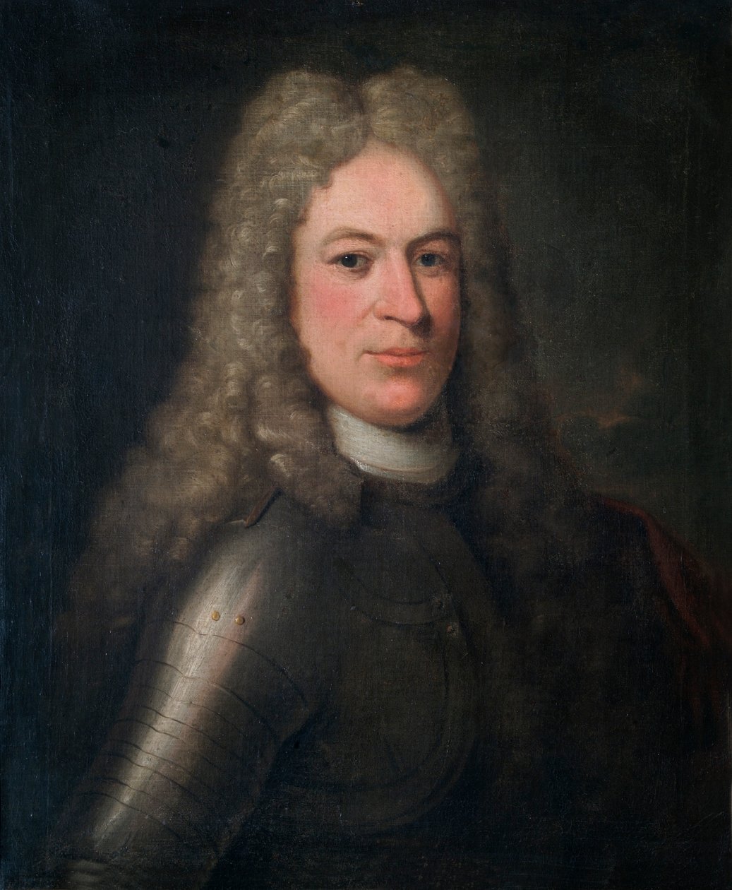 Unknown Man in Armour by School English: Fine art print
