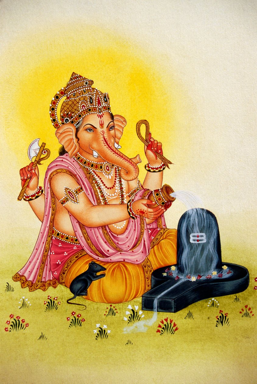 Lord Ganesh Ganpati by School Indian: Buy fine art prints