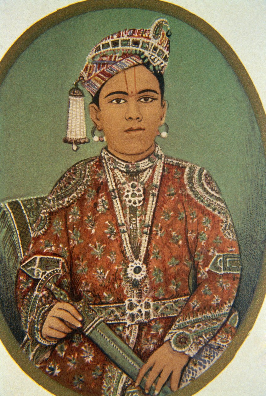 Portrait of Maharaja Ganga Singh, Bikaner, Rajasthan