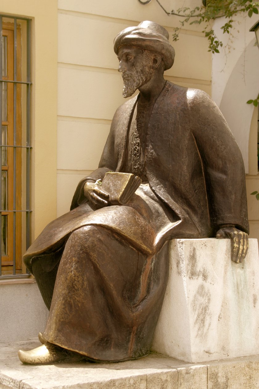 Statue of Moses Maimonides by School Spanish