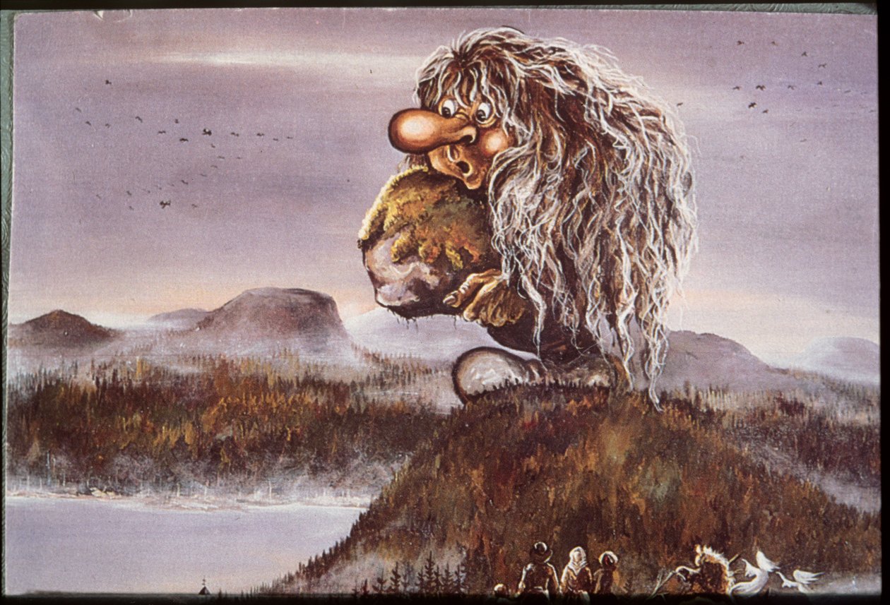 The Troll by School Swedish: High-quality fine art print