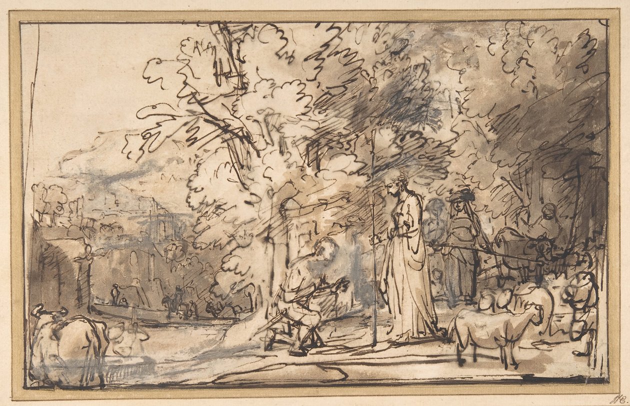 The Meeting of Jacob And Rachel at the Well