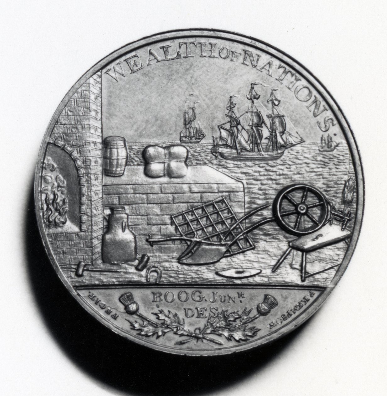 Scottish Penny commemorating Adam Smith (reverse), 1797