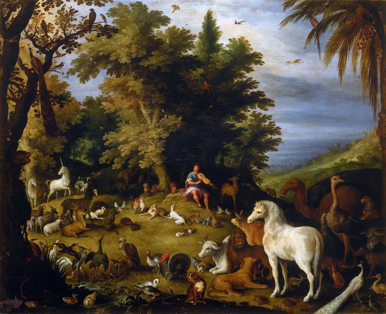 Orpheus Among the Animals by Sebastiaen Vrancx