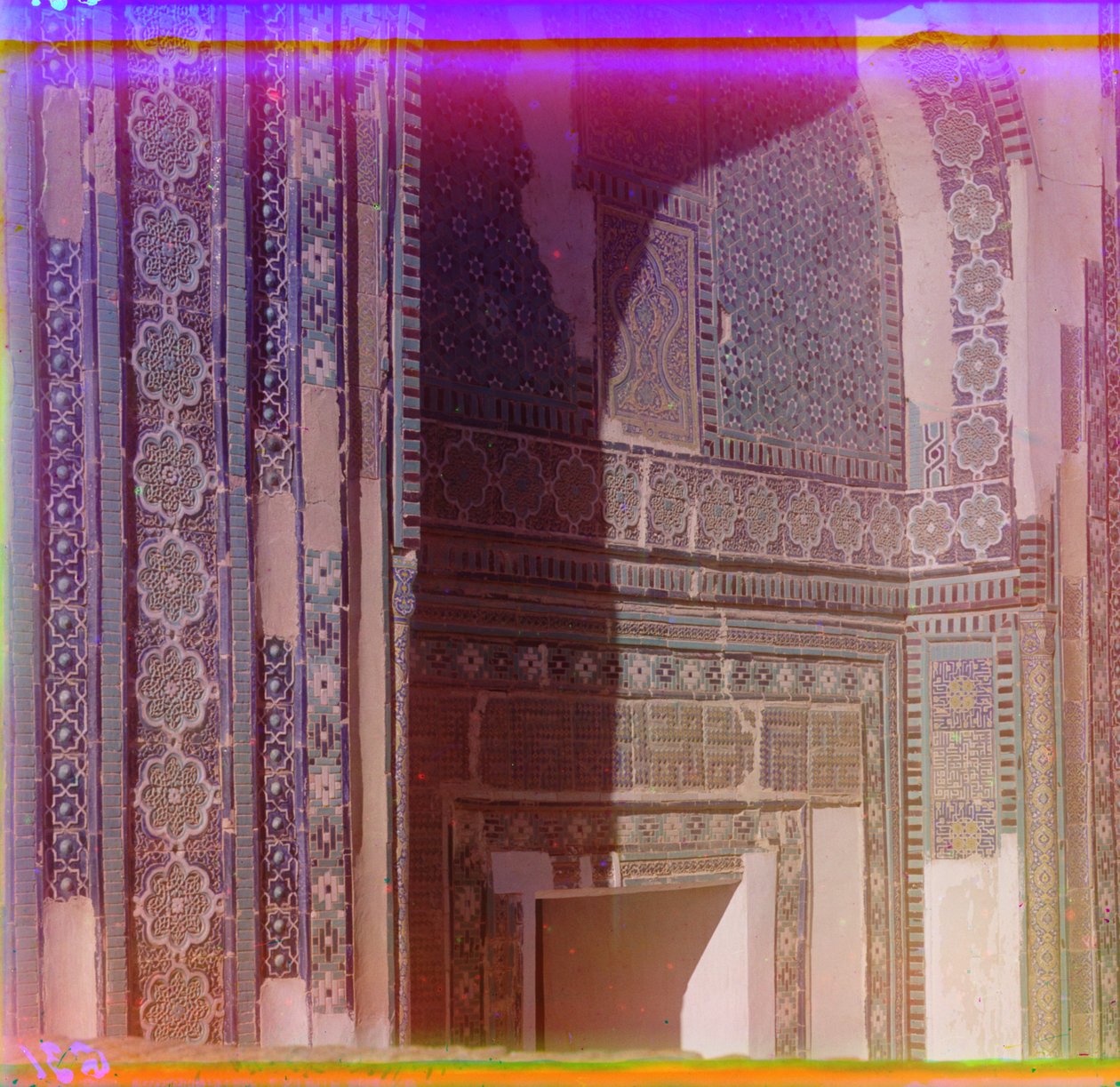 Decoration on Amirzadeh Mausoleum, Samarkand