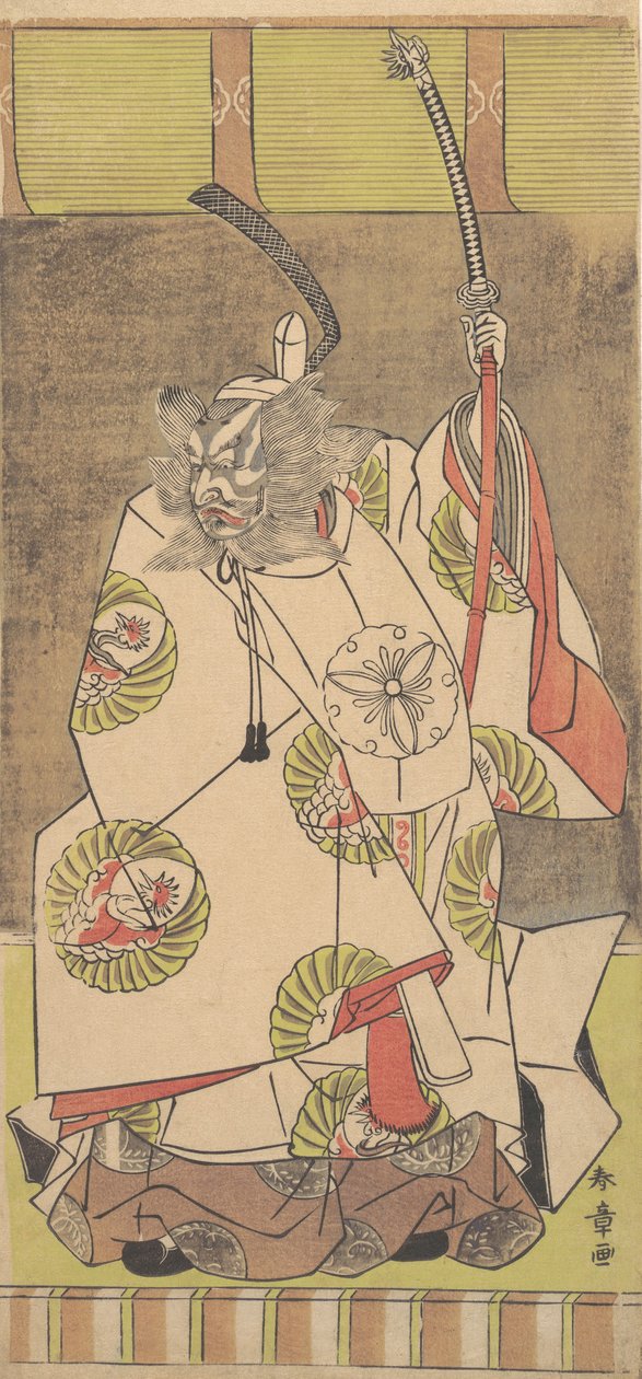 Kabuki Actor Ichikawa Danjuro IV by Shunsho: Fine art print