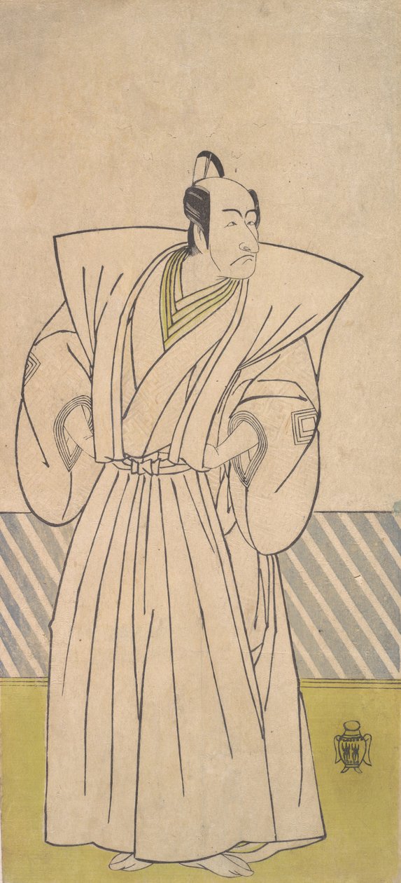 The Fifth Ichikawa Danjuro as a Samurai of High Rank