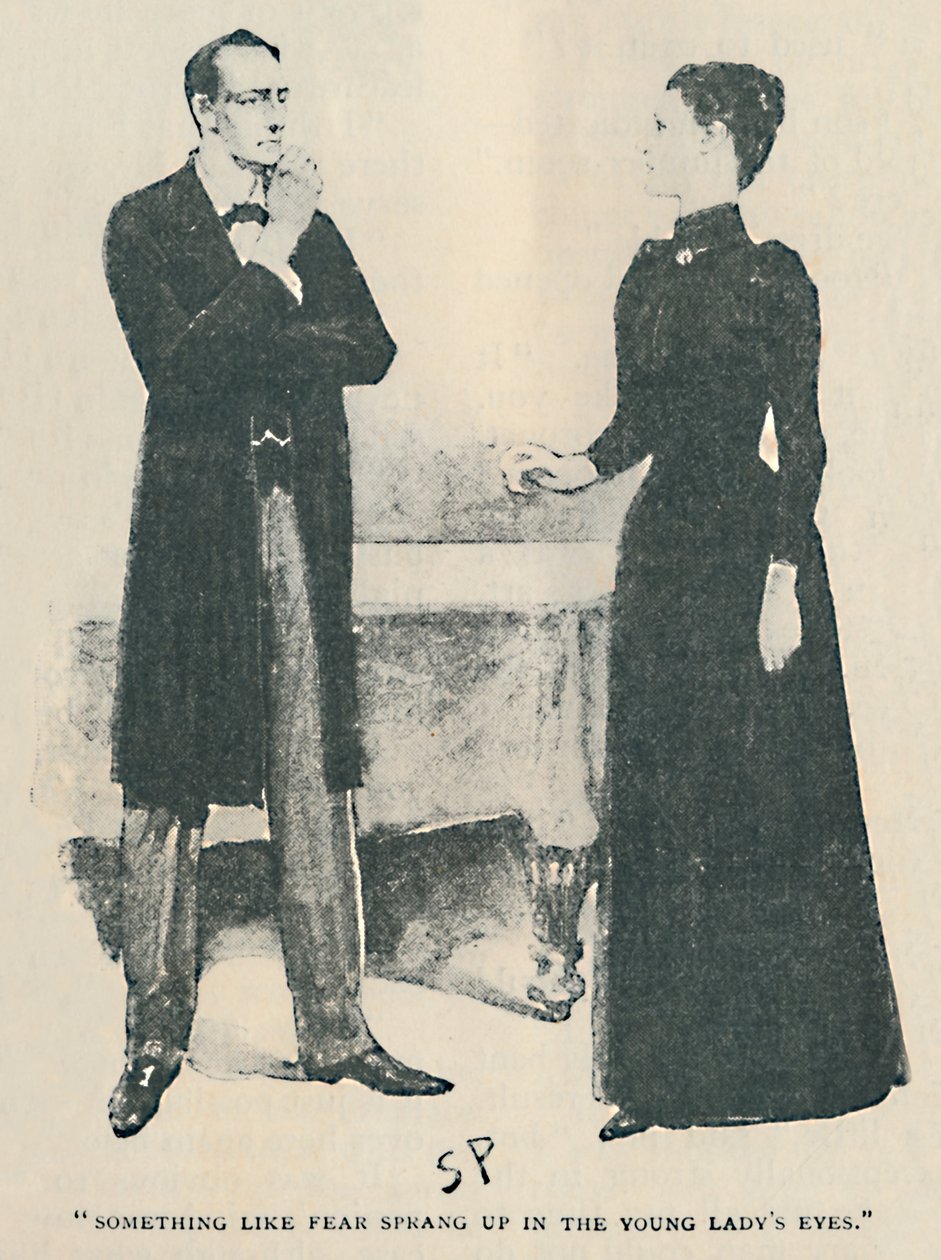 Something Like Fear Sprang Up In The Young Lady's Eyes