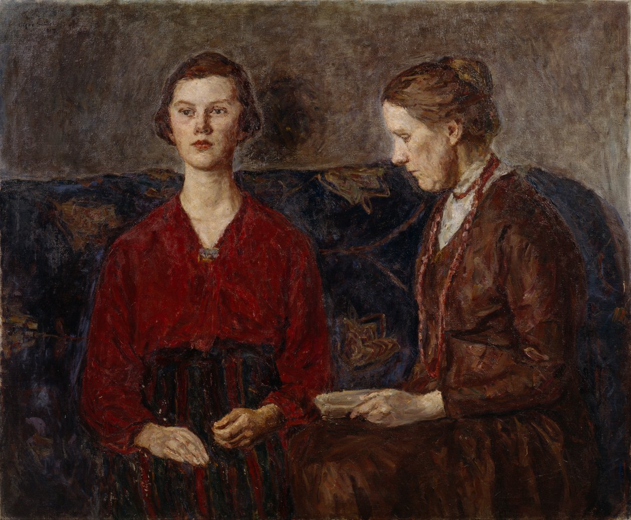 Mother and Daughter by Signe Scheel: Buy fine art print