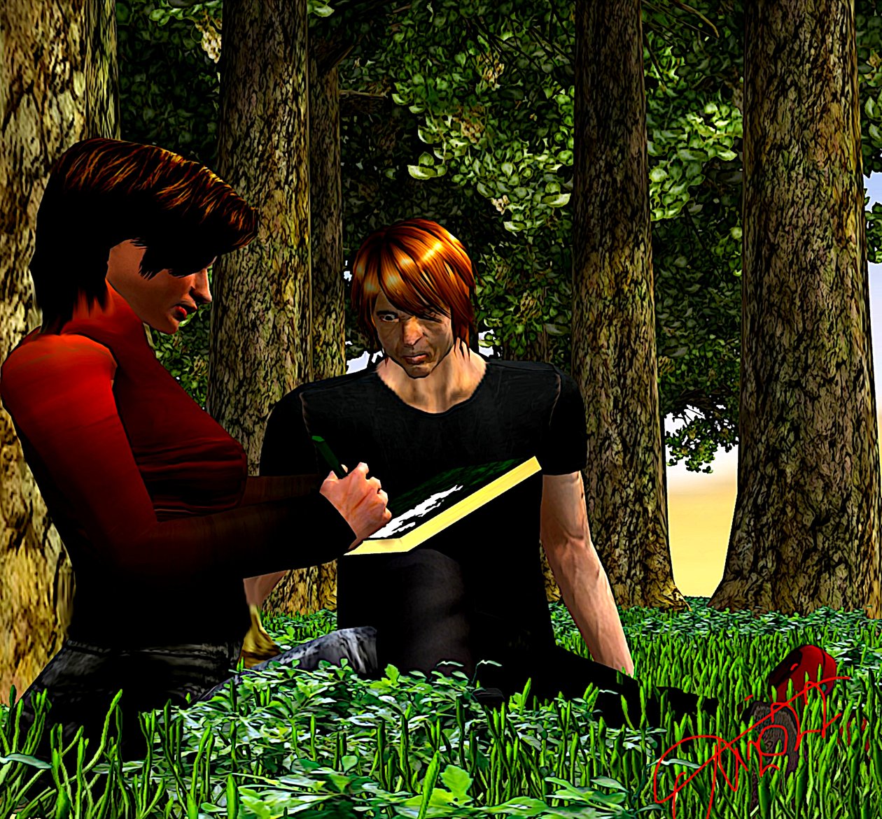 Creative Encounter in the Digital Forest by Silvia Martini