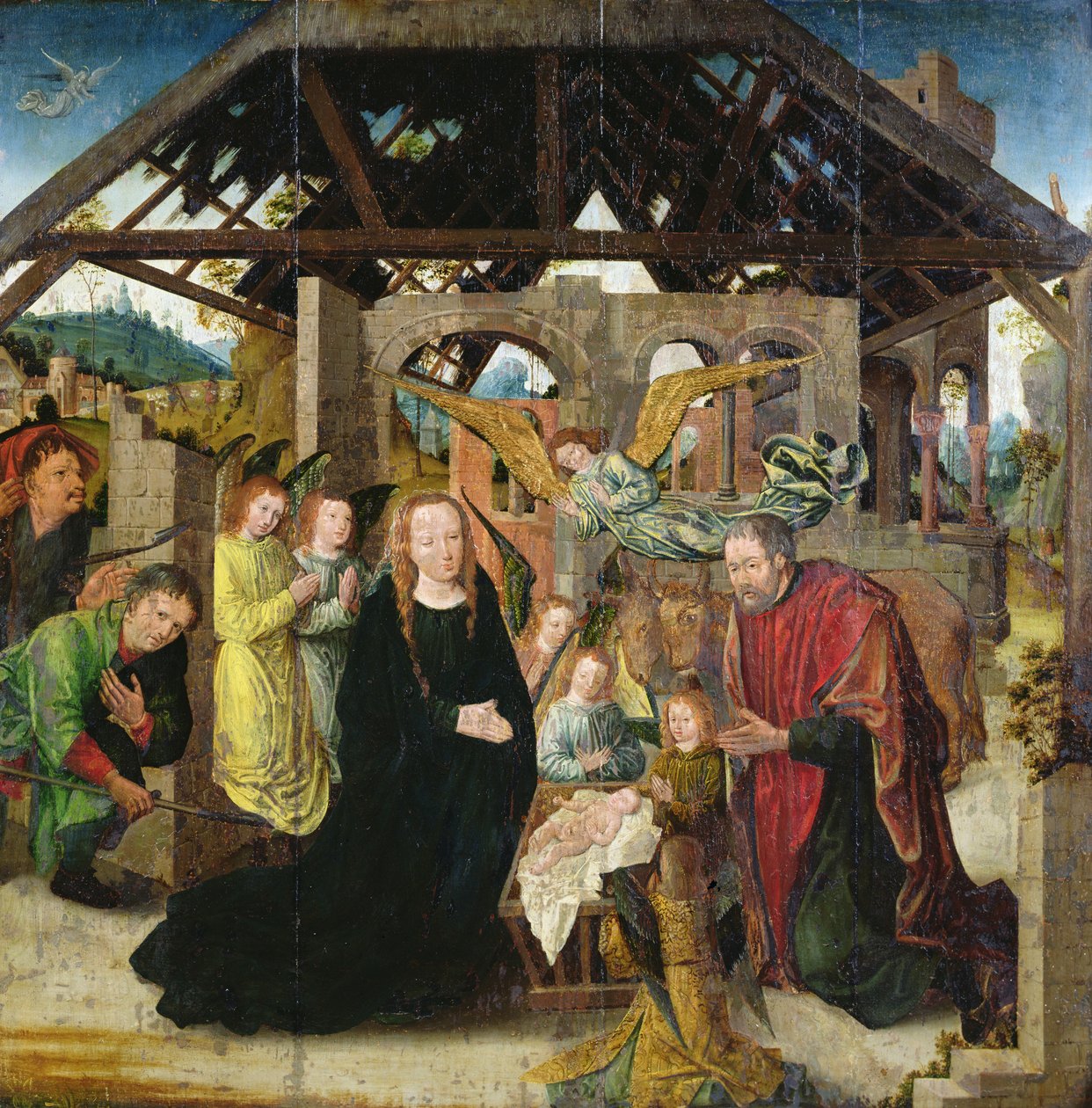 Adoration of the Shepherds by Simon Marmion