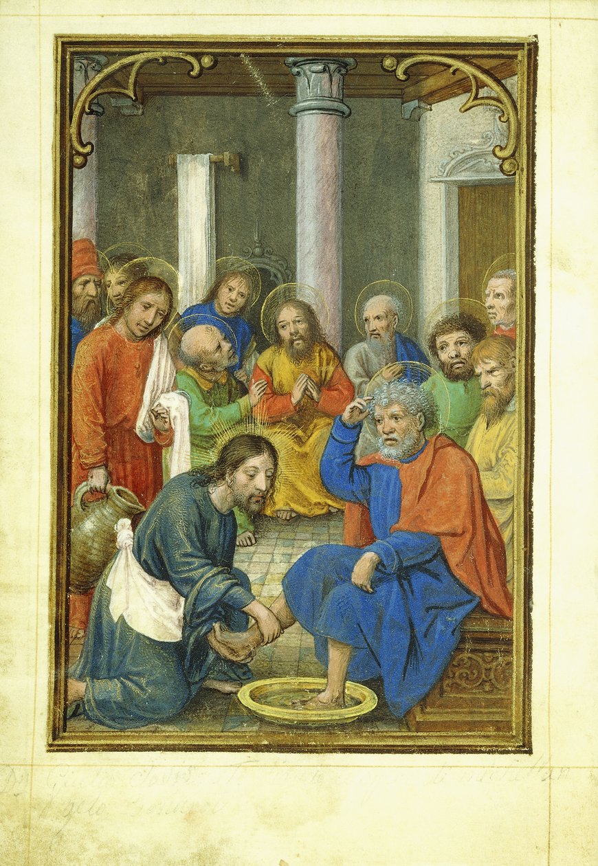 Christ Washing the Feet of Peter by Simon Bening