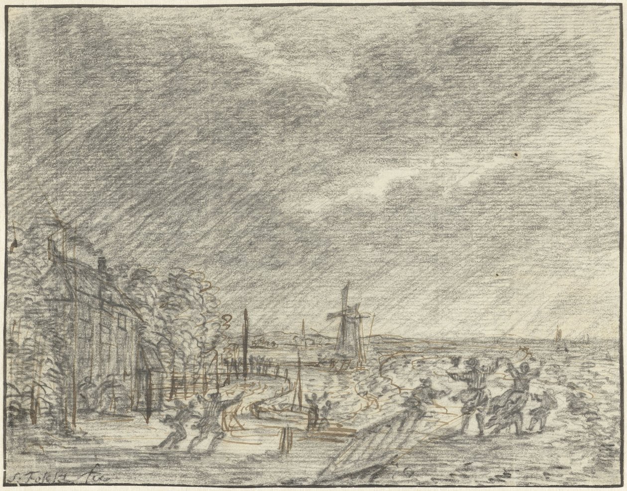 Severe Storm and Flooding at Halfweg, 15 November 1775