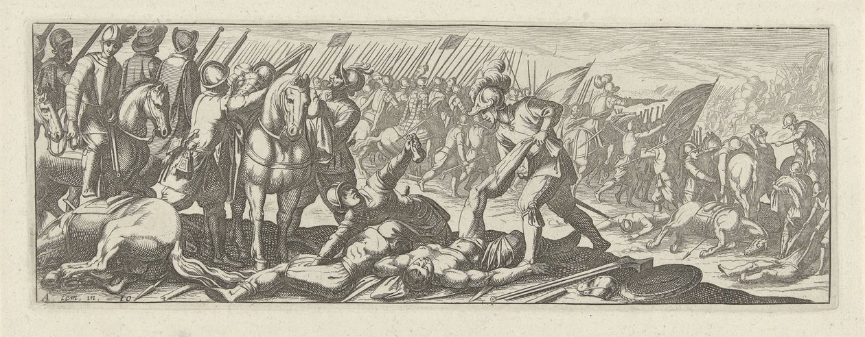 Soldiers Robbing Corpses on the Battlefield, Cavalry (series title)