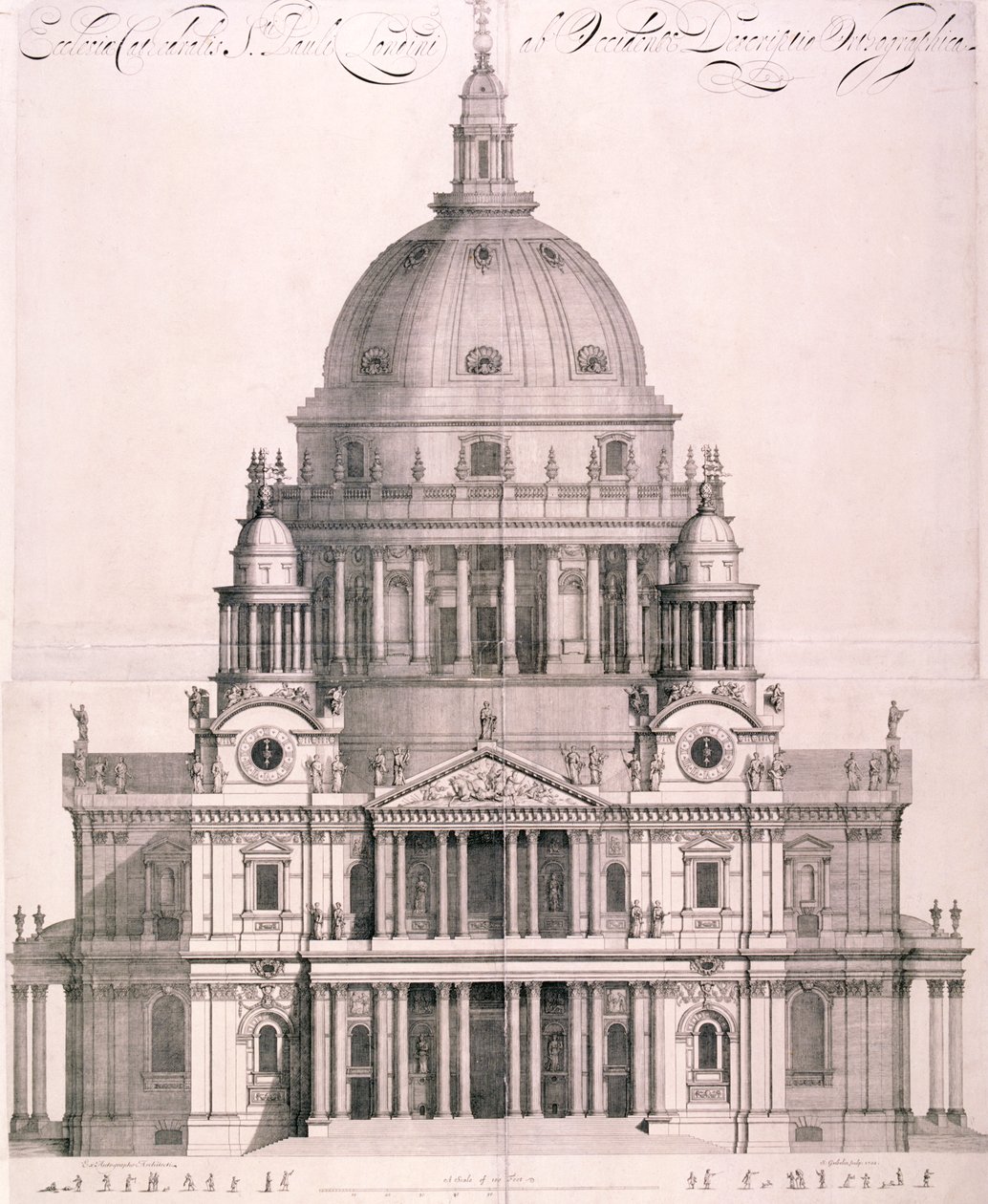 St Paul's Cathedral, London by Simon Gribelin