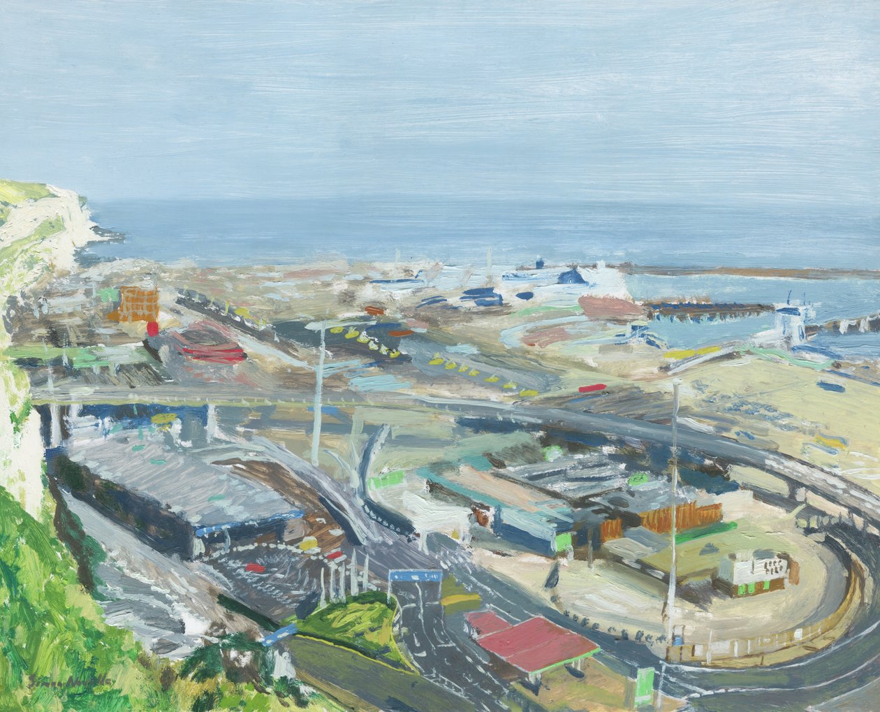 Port of Dover, 2019 by Simon Neville: Buy fine art print