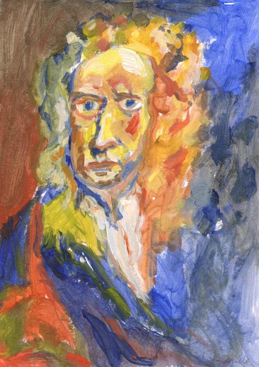 Sir Isaac Newton by Simon Neville: Premium art reproduction