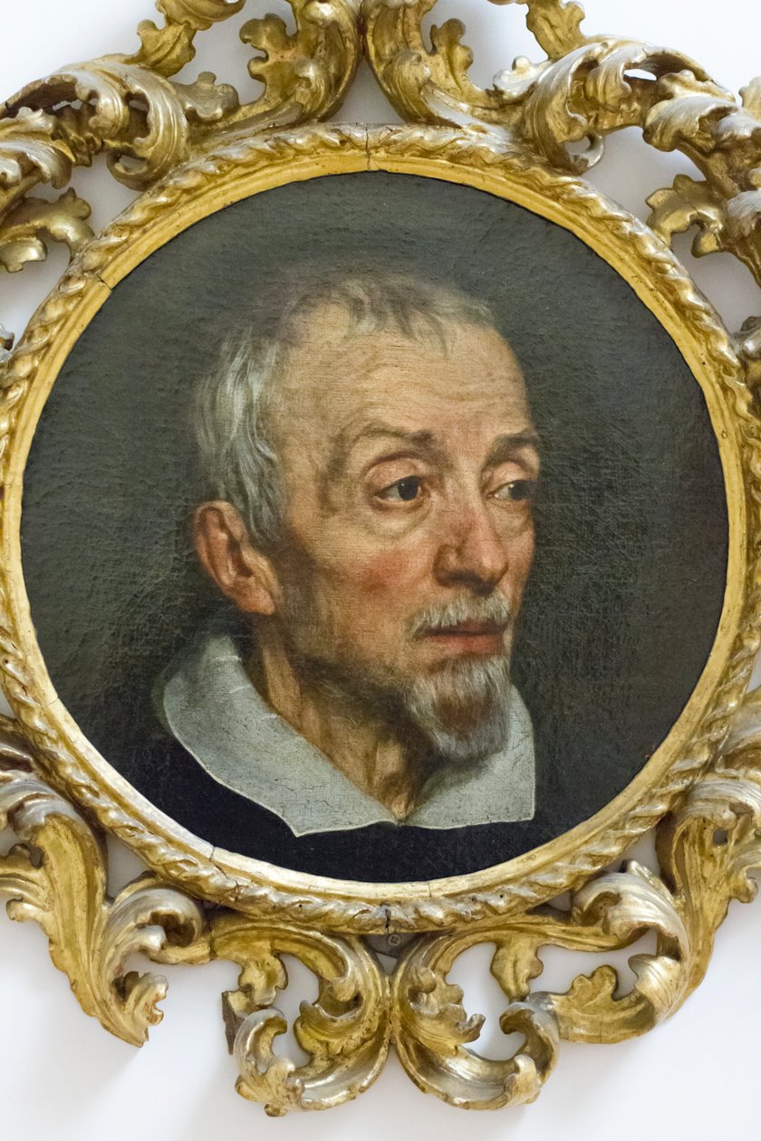 Portrait of Guido Reni by Simone Cantarini: Fine art print