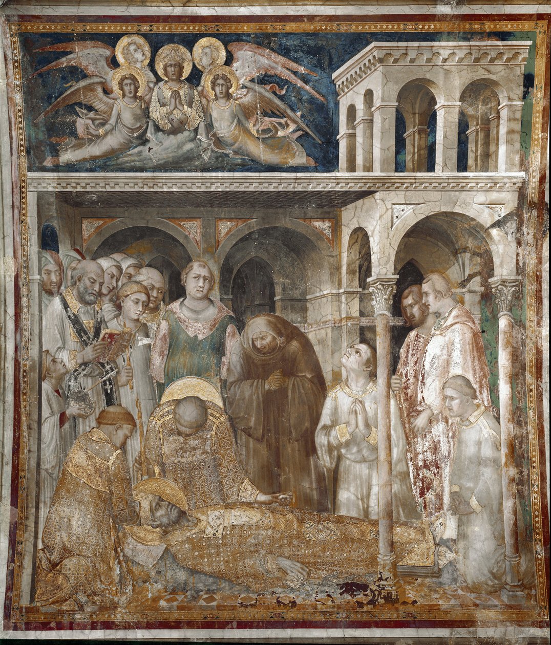 The Death of Saint Martin by Simone Martini