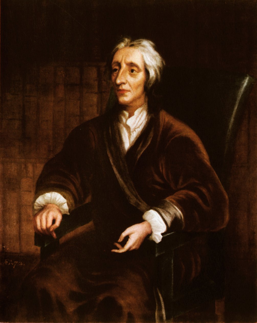 John Locke, late 17th century, 1943 by Sir Godfrey Kneller