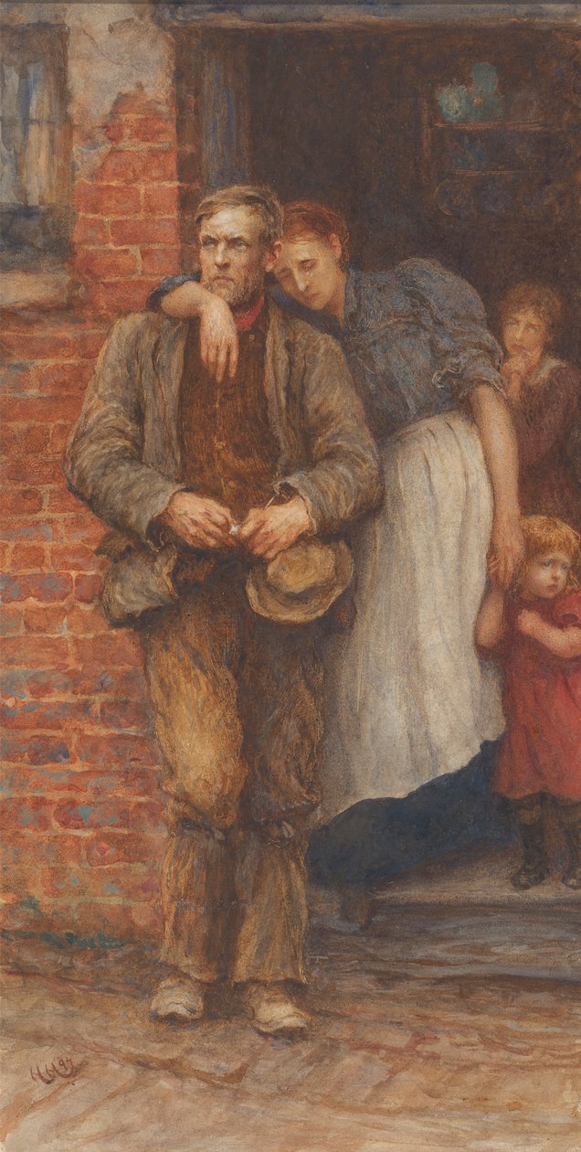 On Strike by Sir Hubert von Herkomer: Buy fine art print