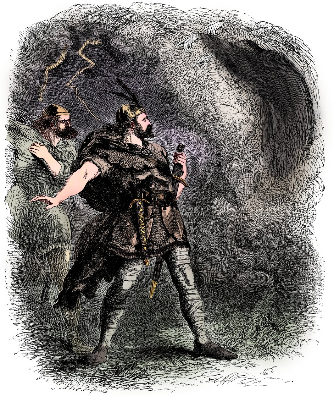 Macbeth and Banquo Encountering the Three Witches, 1858