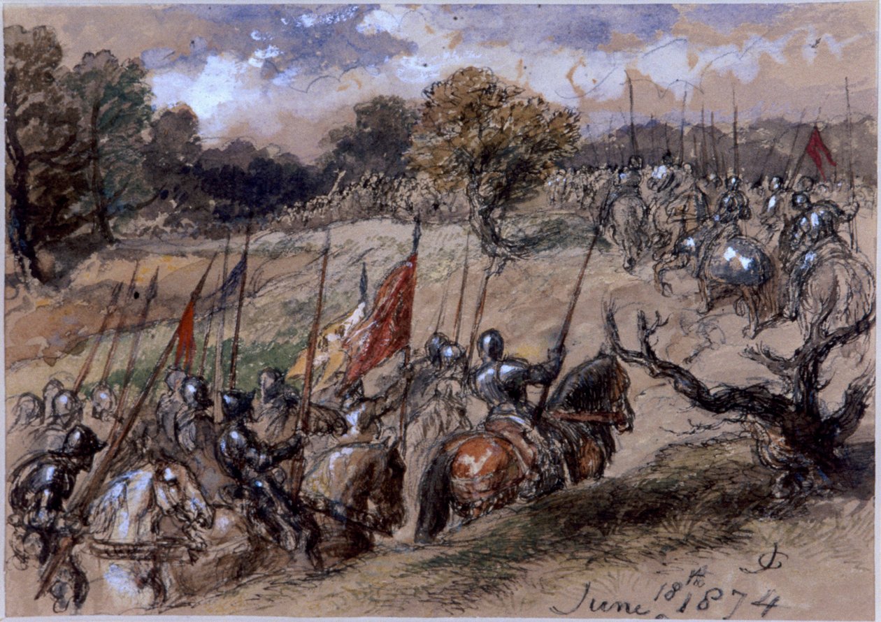 On the March by Sir John Gilbert: Buy fine art print