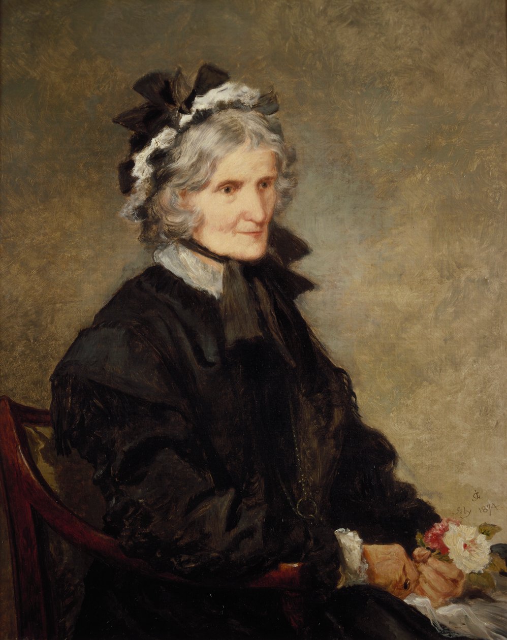 Portrait of the Artist's Mother by Sir John Gilbert