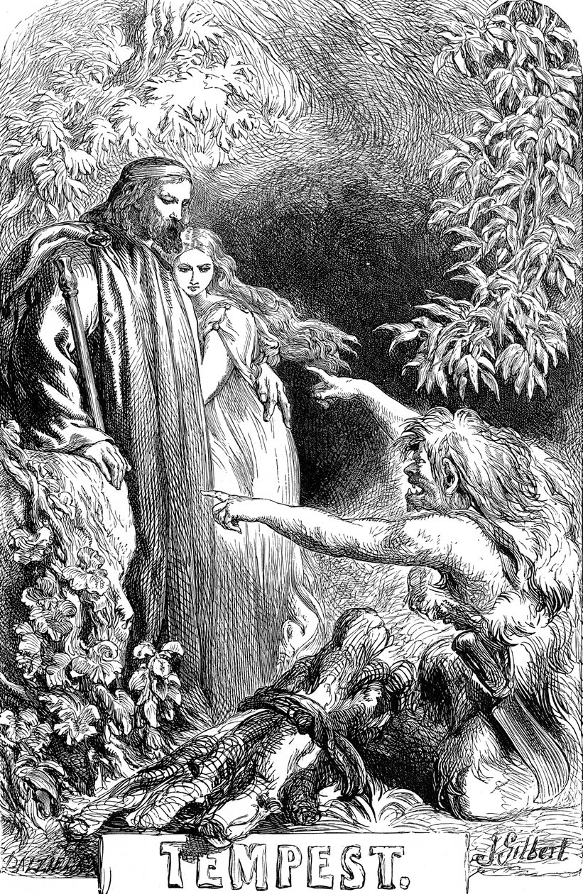 Scene from Shakespeare's The Tempest, 1856-1858