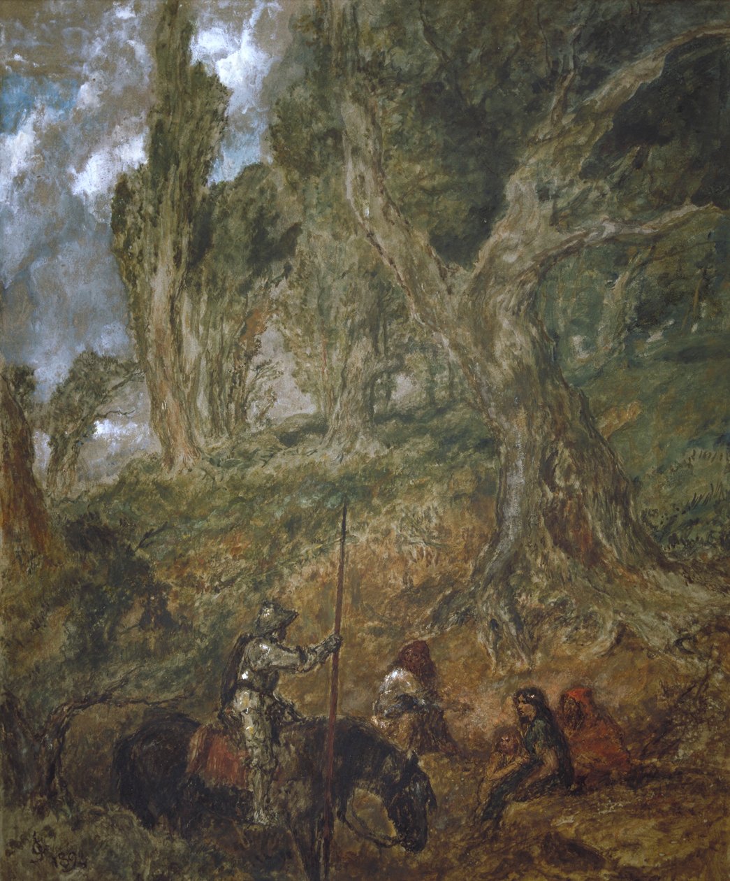 The Lost Route, 1894 by Sir John Gilbert: Fine art print