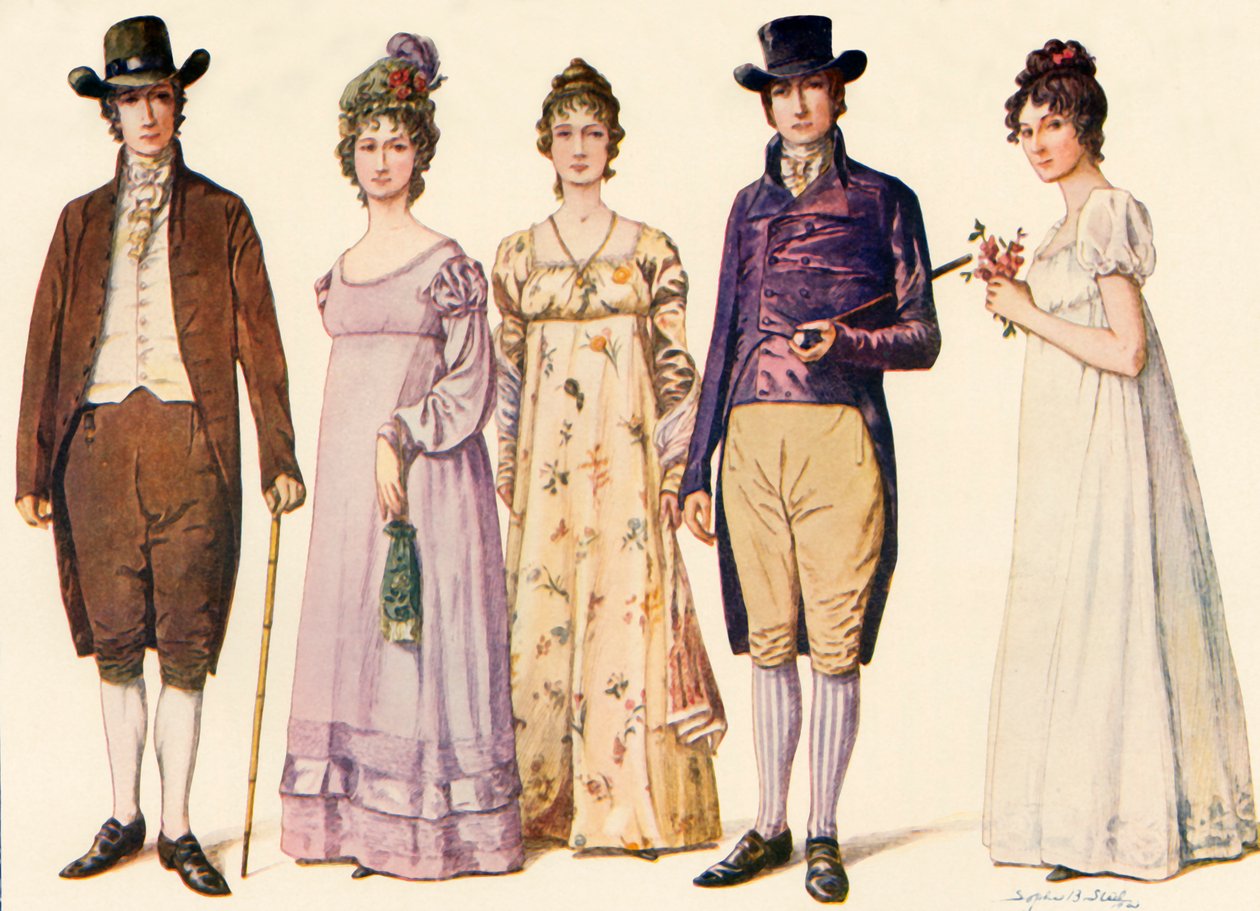 Clothing during The Republic Under Washington and Adams