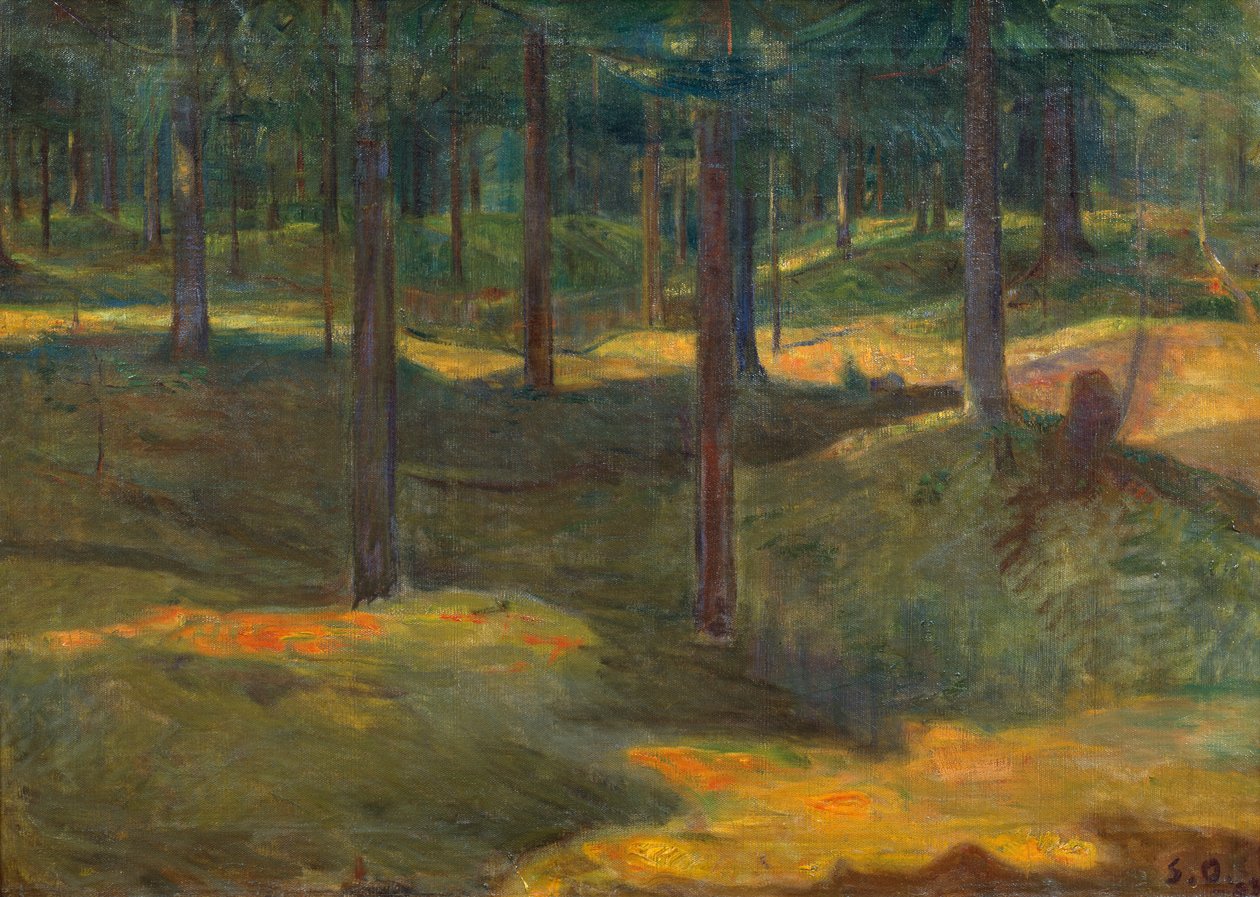 Frognerseter Forest by Soren Onsager: Buy fine art print