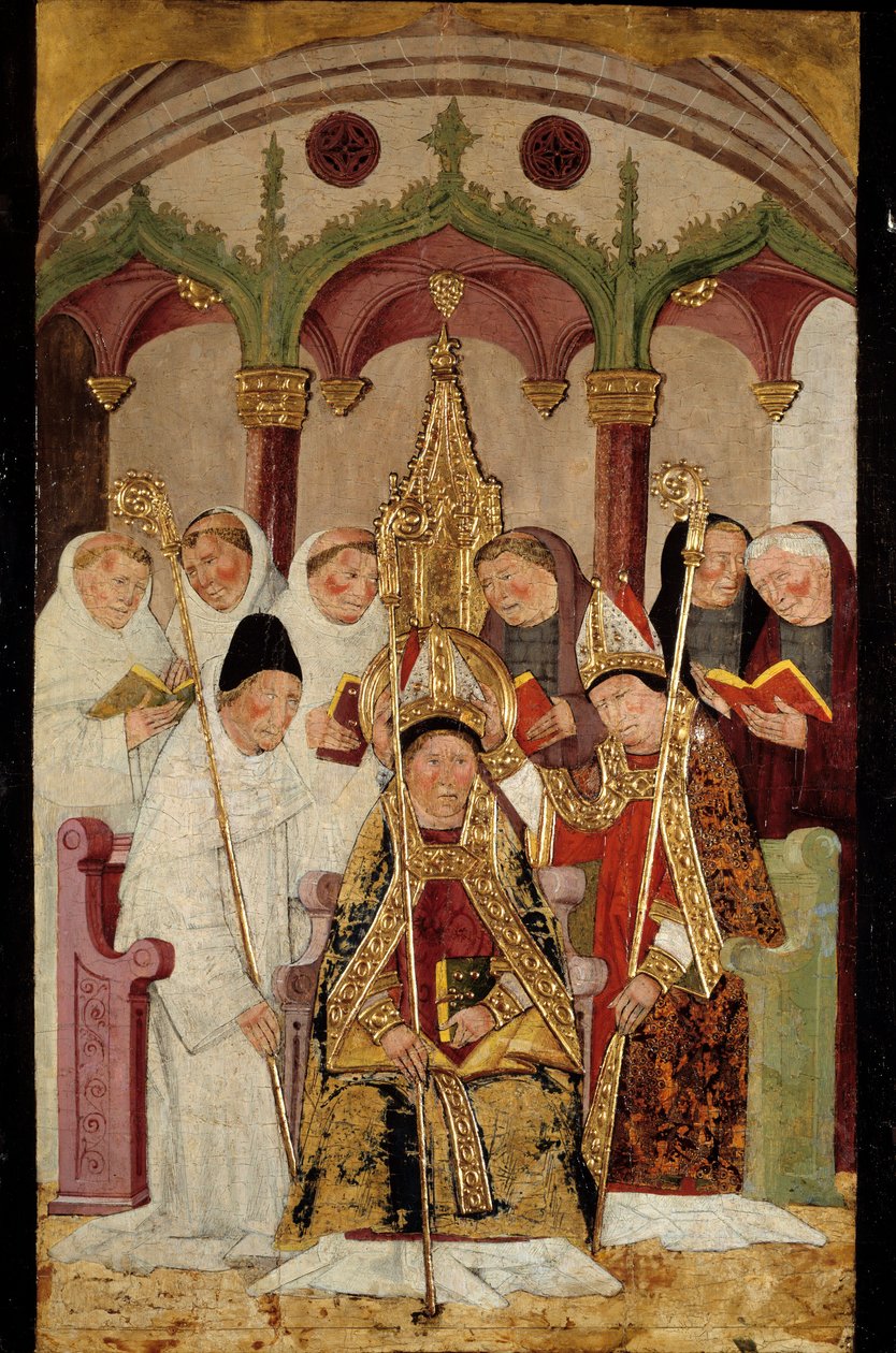 Consecration of a Bishop by Spanish School: Fine art print