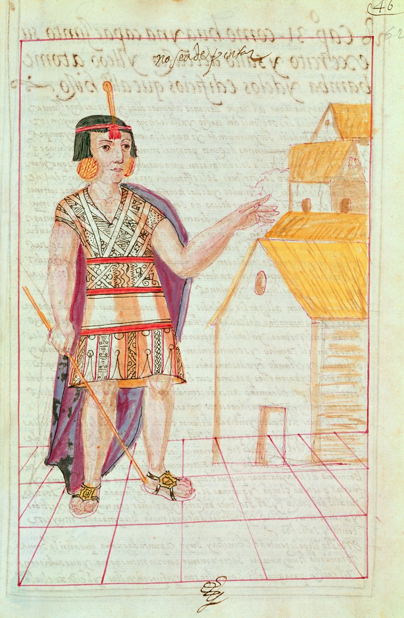 Illustration from 'Historia y Genealogia Real de los Reyes Incas del Peru'