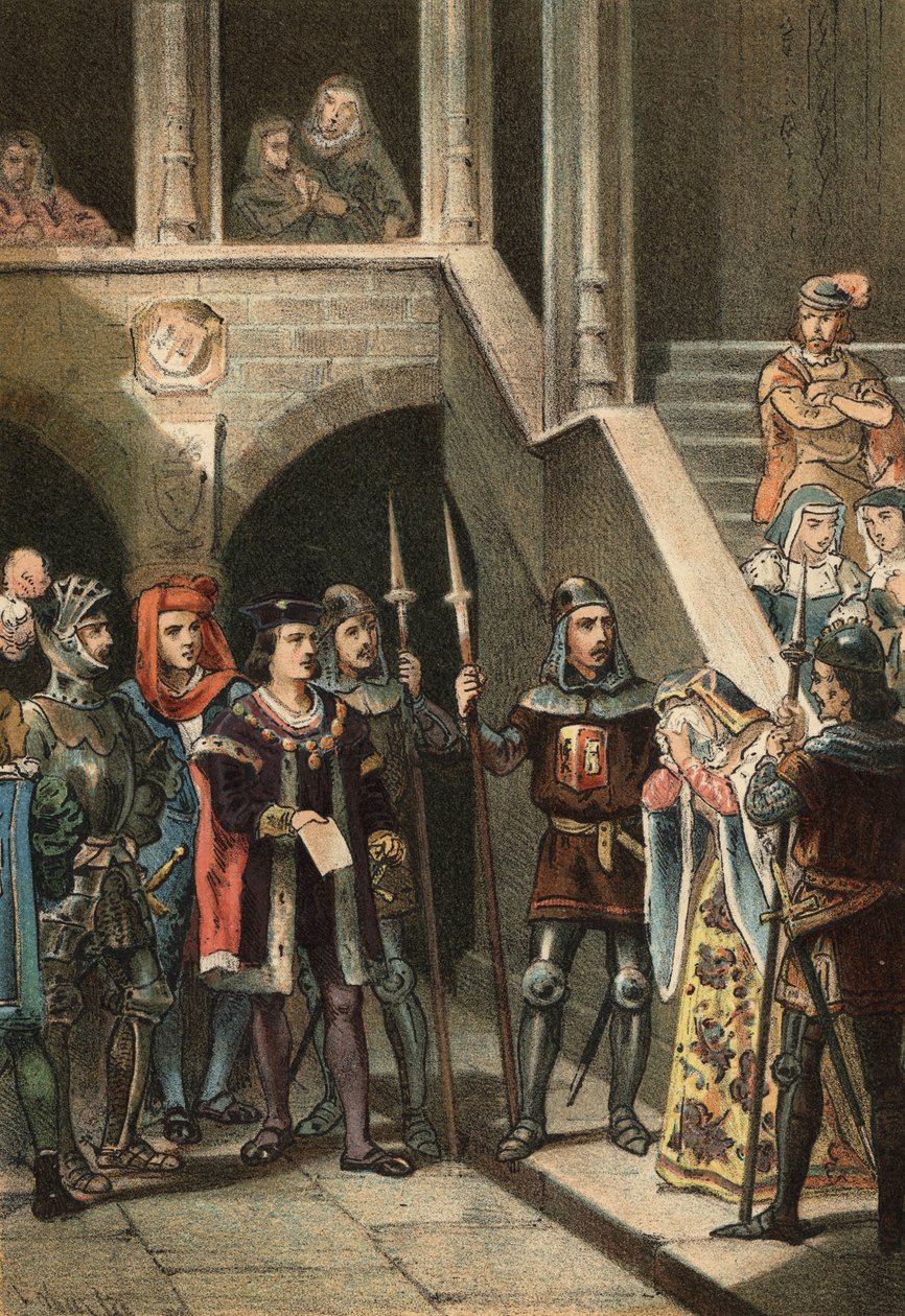 Leonor de Guzman favorite of King Alfonso XI stopped and executed by ...