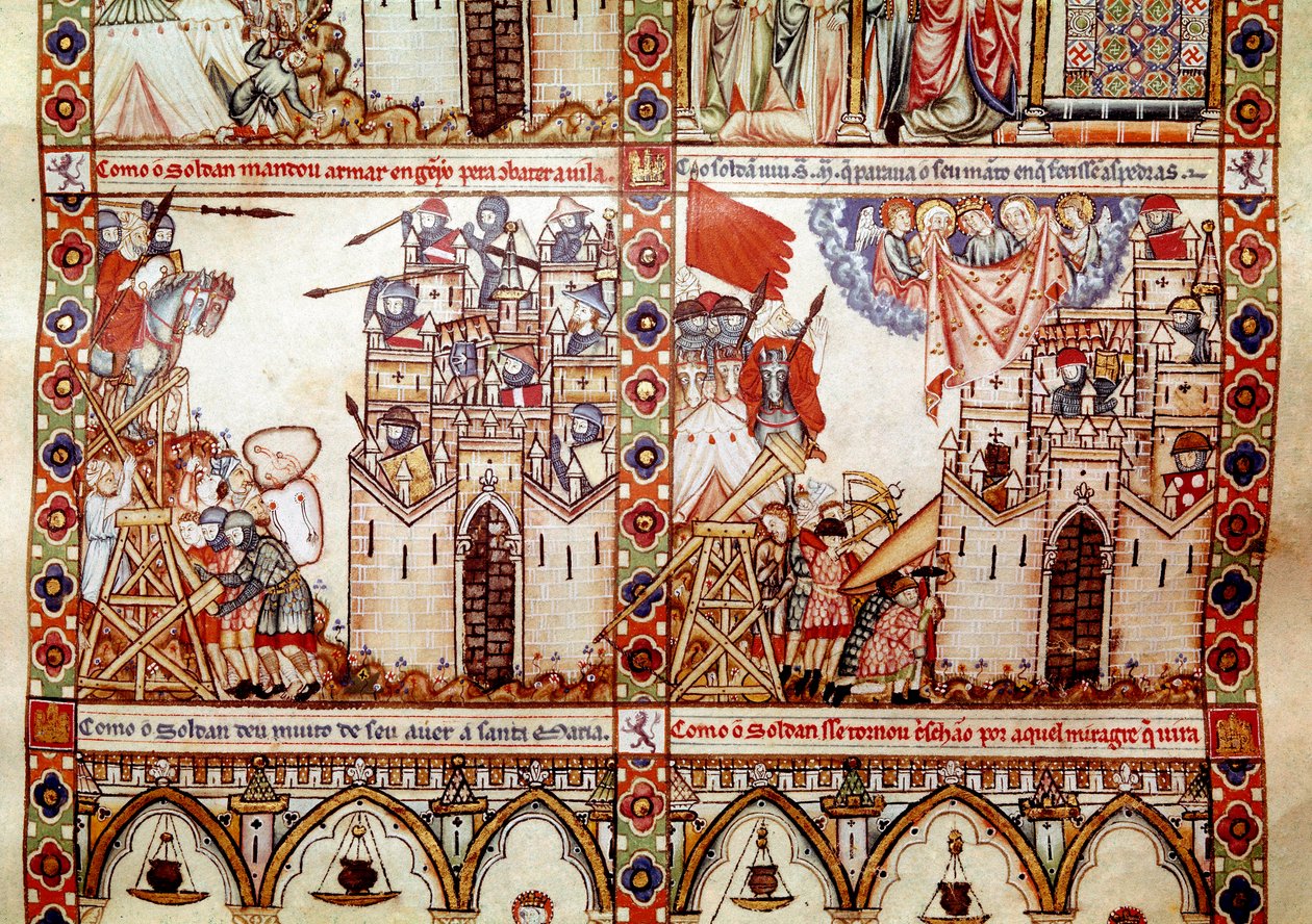 The Saracens Besieged a Christian City (detail)