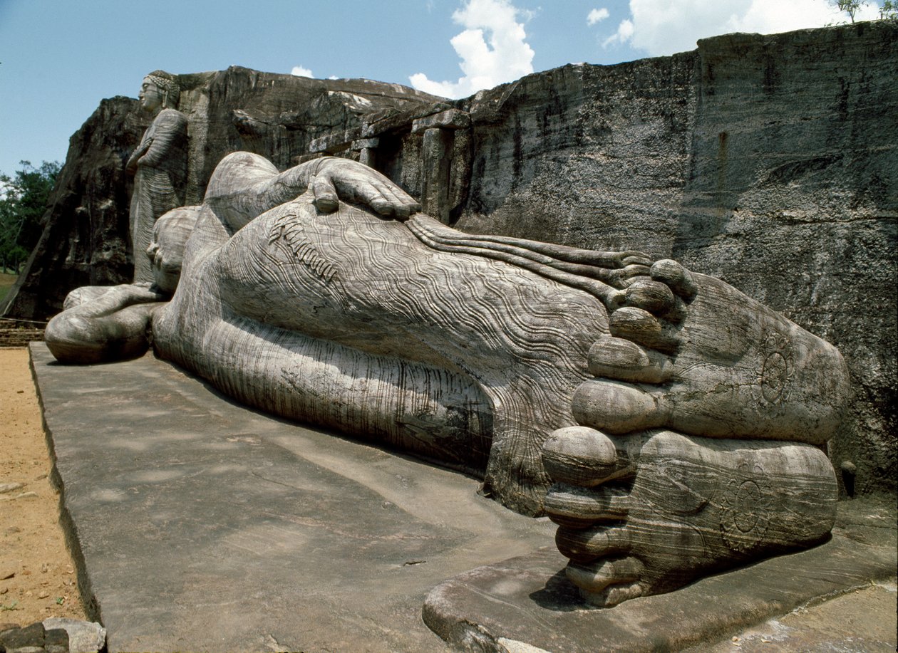 The Reclining Image, Which Depicts the Buddha's Parinirvana