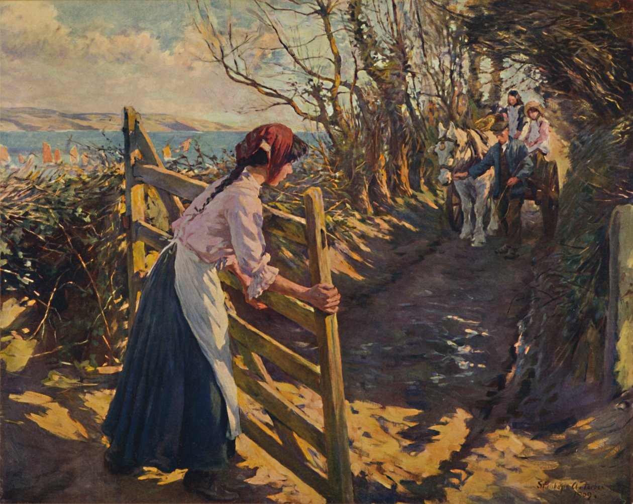 February Sunshine by Elizabeth Adela Stanhope Forbes