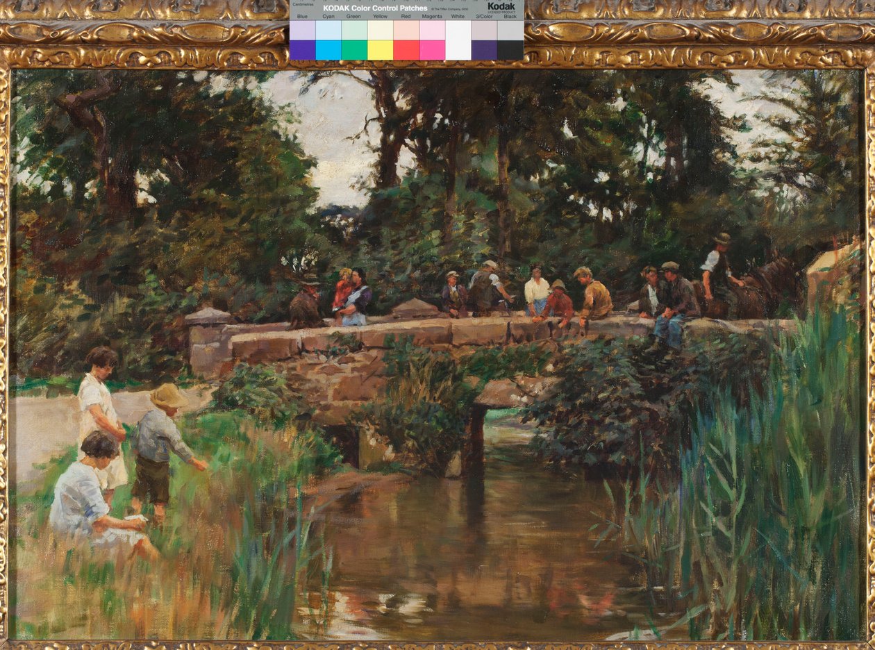Relubbus Bridge by Stanhope Alexander Forbes: Fine art print
