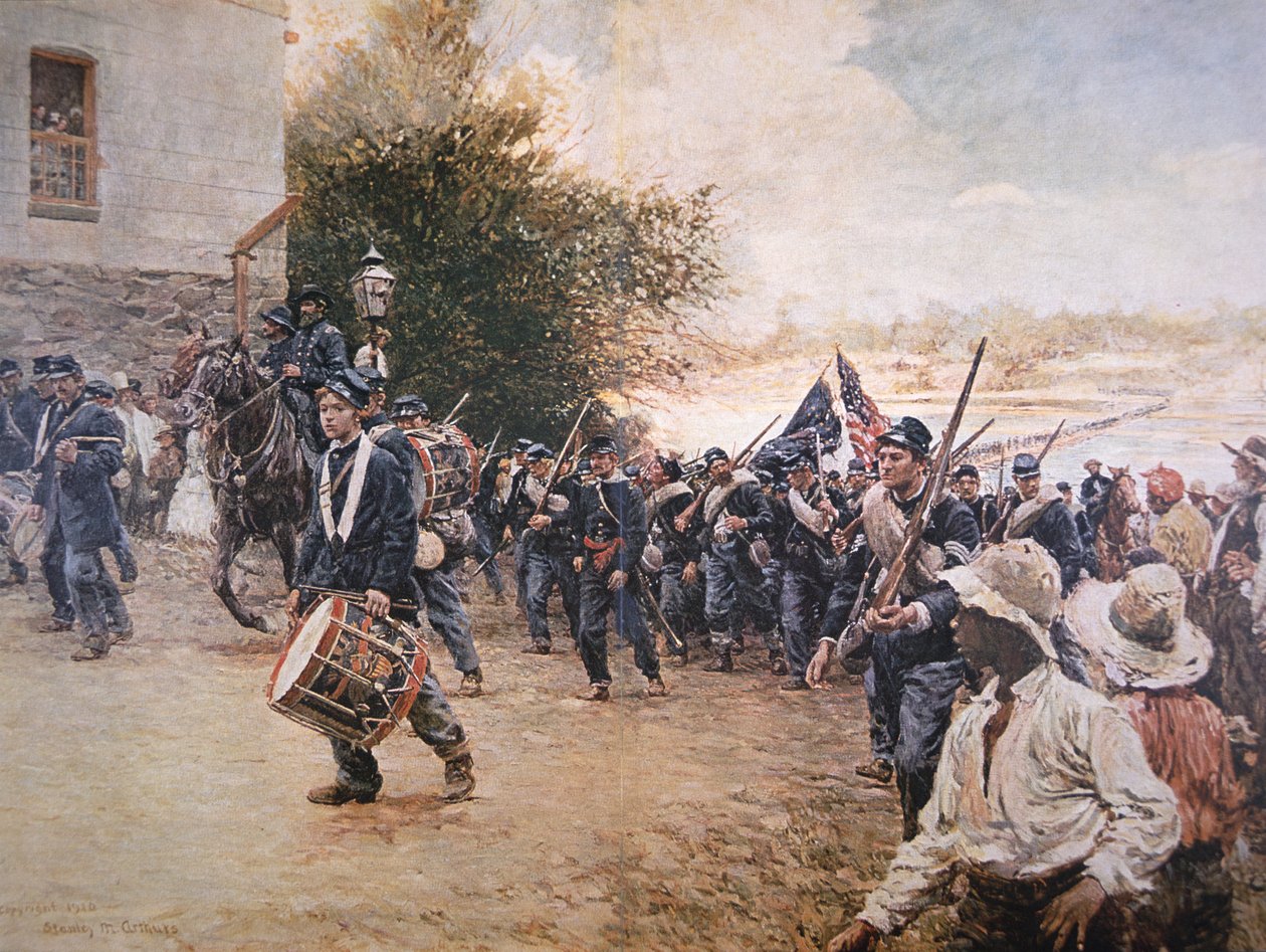 General Sherman marching through Georgia